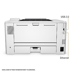 HP Laserjet Pro M402n Monochrome Printer, (C5F93A) (Renewed)