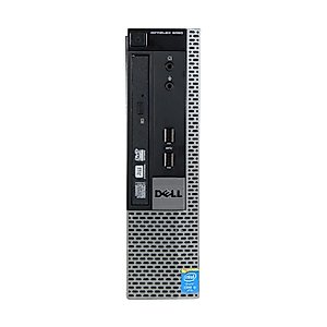 2018 DELL OPTIPLEX 9020 USFF Desktop Computer,Intel Core I5-4570s 2.9GHz up to 3.6GHz, 8GB DDR3, 240GB SSD, DVD, WIFI,HDMI,VGA,Display Port, USB 3.0, Bluetooth 4.0, Win10Pro64 (Renewed)