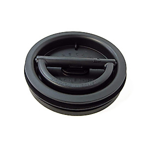 Planetary Design Airscape Stainless Steel Coffee Canister | Food Storage Container | Patented Airtight Lid | Push Out Excess Air Preserve Food Freshness (Medium, Matte White)