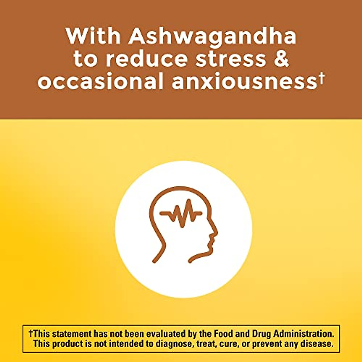 Nature Made Multi + Ashwagandha, Multivitamin for Women and Men for Daily Stress Relief Support, One Per Day, 60 Capsules