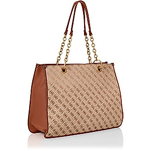Guess AVIANA TOTE Women's Ladies Bag, Cognac Beige