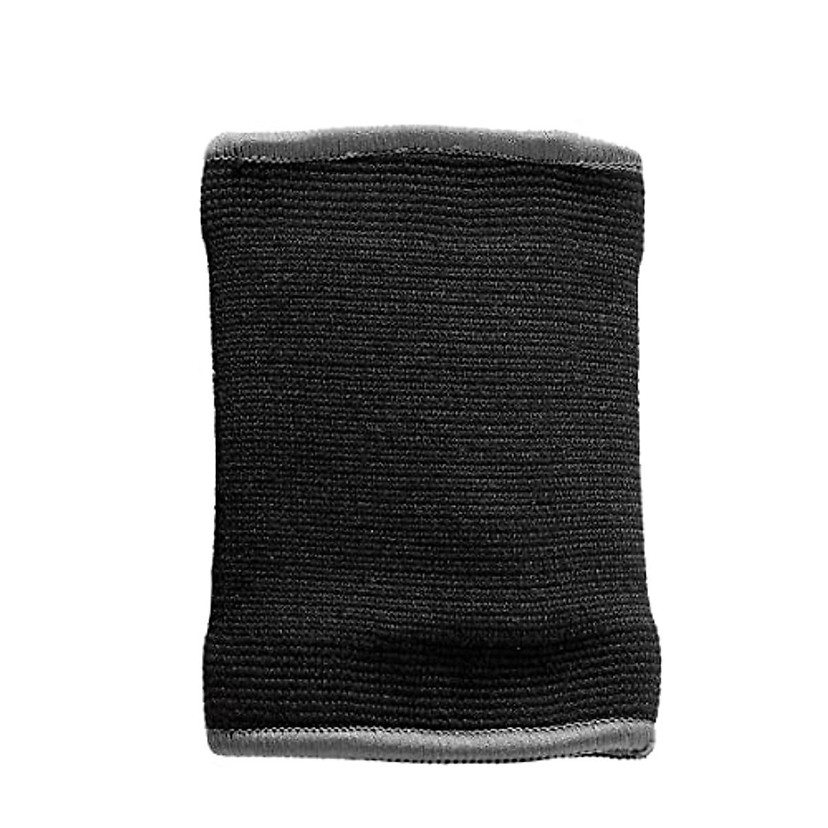 NeoTech Care Wrist Band Support Sleeve - Elastic & Breathable Knitted Fabric Compression Brace - for Tennis, Gym, Sport, Tendonitis - Black Color (Size L, 1 Unit)