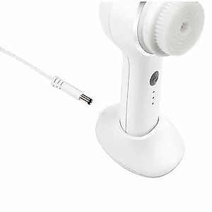 Conair True Glow Sonic Facial Brush Kit, Waterproof and Rechargeable with 2 Brush Heads and Cosmetic Storage Pouch