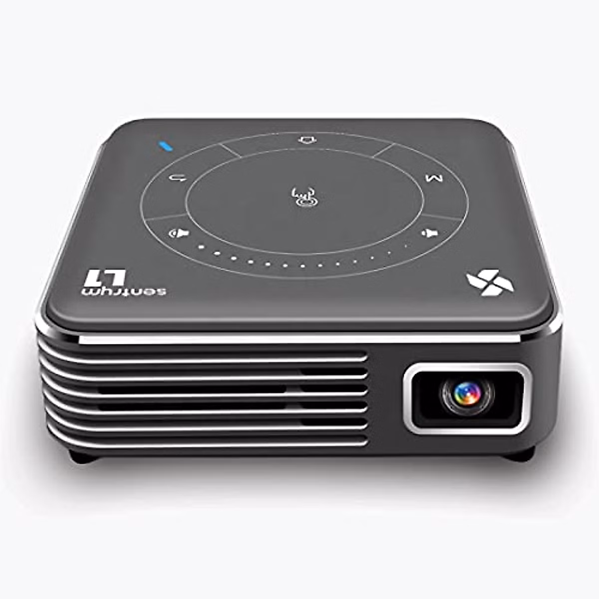 Sentrym L1 Ultra Mini 3D Portable Projector, Android 9.0, Bluetooth 5.0, Dual Band Wi-Fi, 16GB, 2GB Ram, 2 Hour Battery Life, Touch Navigation, Auto Keystone, 0.4lb (Free Tripod Stand Included!)