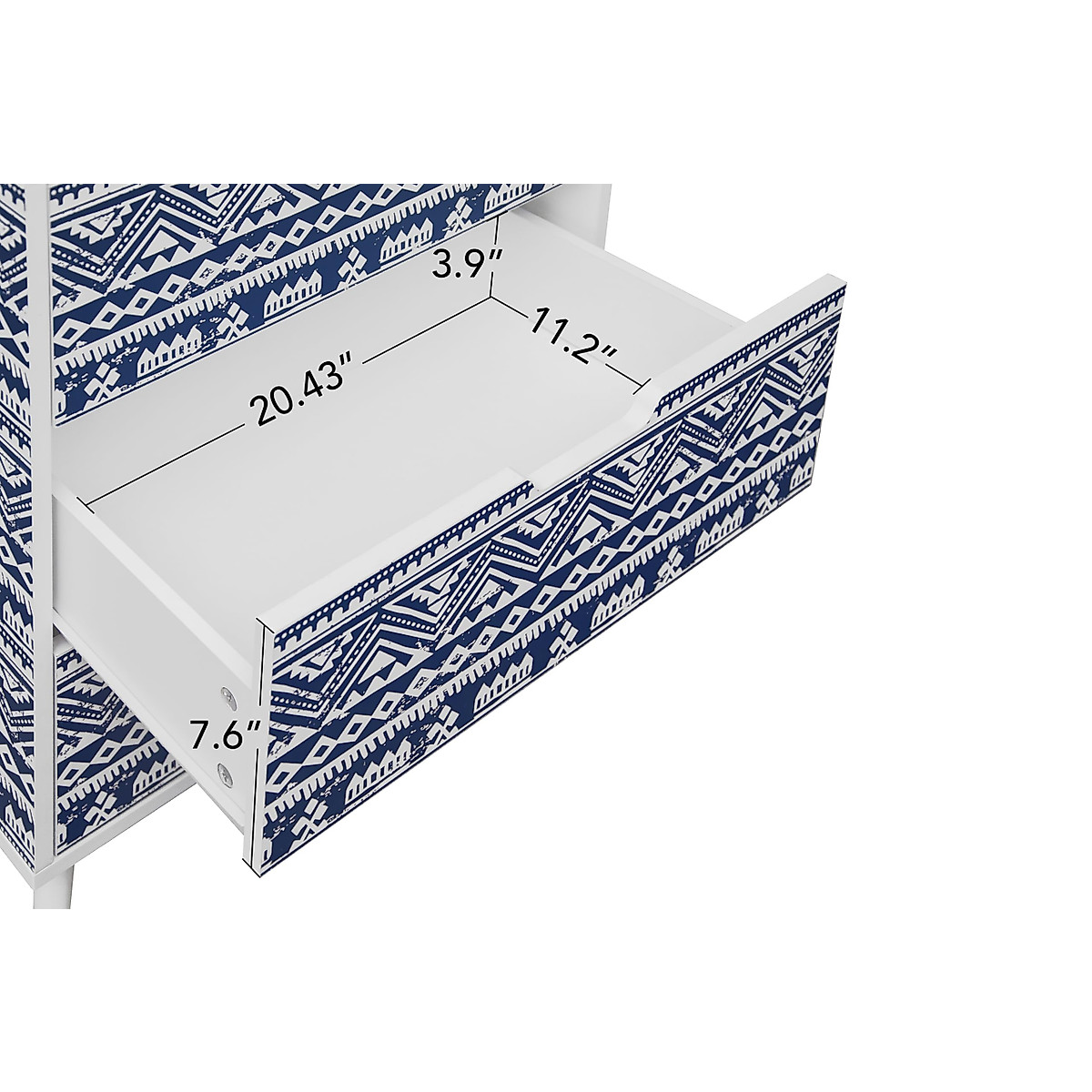 FurSch Farmhouse 3 Drawer Dresser for Storage,Boho Chest of Drawer,Wood Dresser with Drawers for Bedroom Living Room