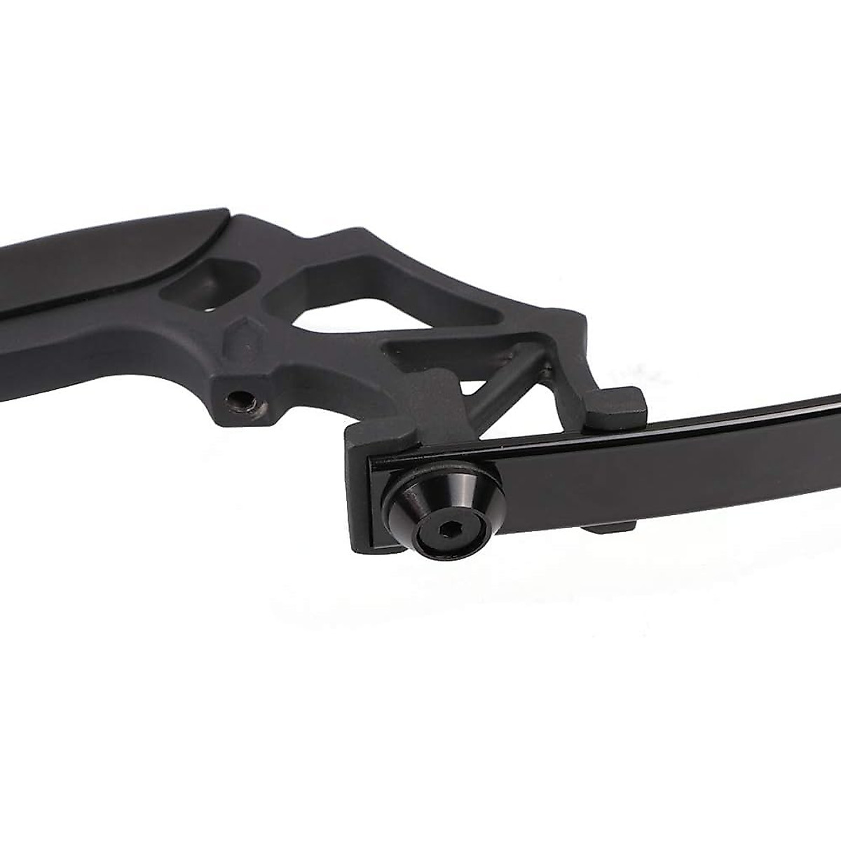 Toparchery Archery Takedown Recurve Bow Hunting Long bow Set Alloy Riser - Right Hand Black - Draw Weight 30lbs 40lbs - with Arrow Sight, Arrow Brush (Black, 40lbs)