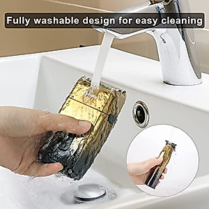 Hatteker Shaver Bald Head Shaver Electric Shaver Razor for Men with Precision Trimmer Barber Shaver Trimmer Triple Blades Waterproof Cordless, 1 Count