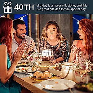 40th Birthday Gifts for Women or Men, Ultra-Soft Micro Flannel Fleece Throw Blanket, Perfect 1983 Birthday Gifts Ideas, Happy 40th Birthday Decorations, 40 Year Old Gifts for Men Women (1983-g)