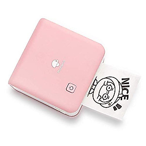 Phomemo 300dpi Pocket Phone Printer- M02 Pro Mini Photo Printer Wireless Thermal Printer for iOS and Android, Plan Journal, Organization, Art Creation, Gift, Pink