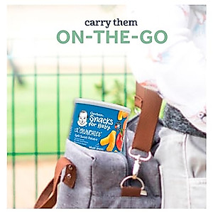 Gerber Snacks for Baby Lil Crunchies, Vanilla Maple, 1.48 Ounce (Pack of 6)