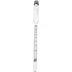 HEMOTON Hydrometer Alcohol Meter Alcohol Proof Tester Distilling Moonshine Alcohol Hydrometer for Proofing Distilled