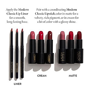 LAURA GELLER NEW YORK Modern Classic Lip Liner, Luxurious Creamy Long Lasting Lip Liner, Prevents Feathering and Fading, Happy Hazelnut