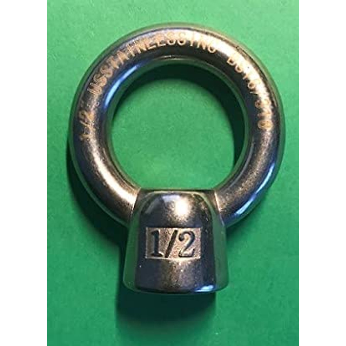 US STAINLESS Stainless Steel 316 Lifting Eye Nut 1/2" Whitworth Thread Pitch of 12 British Thread