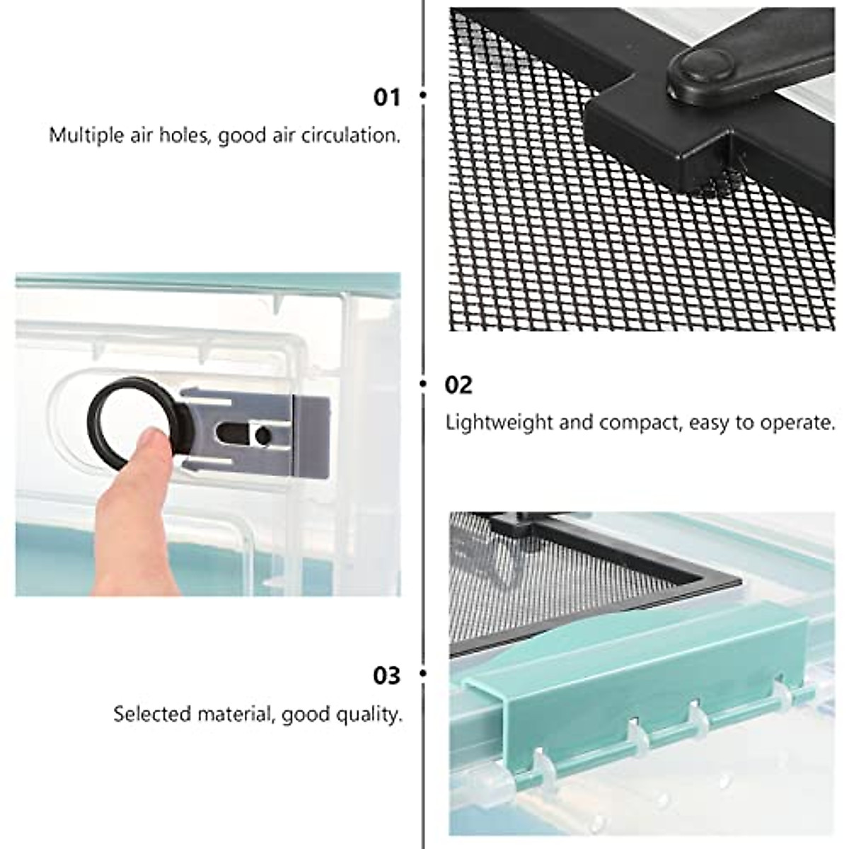 Hamster Travel Carrier Hamster Cage- Large Guinea Pig Cage Haven Habitat- Small Animal Cage for Hamster, Guinea Pig, Gerbil- Includes Exercise Wheel, Water Bottle