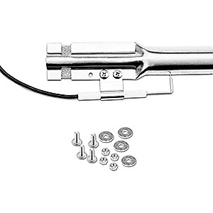 Hisencn Grill Replacement Parts for Charbroil 6 Burner 463230515, 463230514, g431-0300-w2a, G433-0016-W1, Grill Burner, Heat Plate Tent Shield, Adjustable Crossover Tubes, Ignitor Repair kit