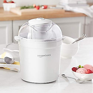 Amazon Basics 1.5 Quart Automatic Homemade Ice Cream Maker