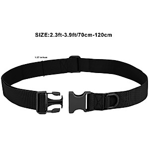 ArcEnCiel Airsoft Belt Tactical Military Battle Combat Utility Paintball Carrier (Black)