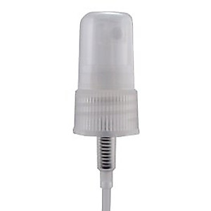 1 oz Amber Boston Round Glass Bottle with Fine Mist sprayer 6/bx