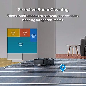 Roborock Renewed S6 Pure Robot Vacuum and Mop, Multi-Floor Mapping, Lidar Navigation, No-go Zones, Selective Room Cleaning, Super Strong Suction, Wi-Fi Connected, Alexa Voice Control (Renewed)