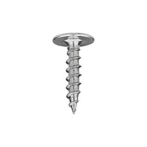Rok Hardware 100 Pack #8 x 7/8" Deep Coarse Thread Phillips Truss Head Wood Drawer Front Adjustment Screws Zinc MDF