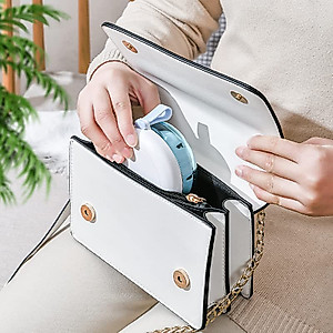 Denture Case, Definitely No-Leak Denture Bath Box for Traveling Perfectly, Denture Cup with Strainer & Magnetic Mirror, Completely Clean Care for Retainer, Mouth Guard, & Denture