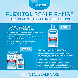 Flexitol Scalp Relief Serum for Itchy Scalp with 2% Colloidal Oatmeal, 2 Ounce