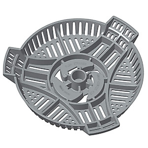 Drain Defender Easy-Install Two-Stage Stairwell Drain Cover Resists Yard Waste Clogs and Flooded Basements