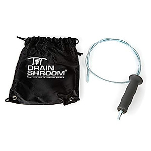 DrainShroom DSSNK070 Revolutionary Tub and Sink Snake Auger Clog Remover for Bathroom Drains, 42 Inch, Stainless