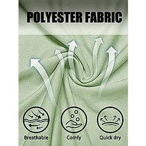 TACVASEN Men's UV Shirt Long Sleeve Swim Sun Protection Tops Running Shirts Outdoor Rash Guard Performance Tee Quick Dry Swimwear for Men Light Green