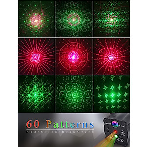 Party Lights Dj Disco Lights, Sound Activated Lights with Remote Control for Dance Party Karaoke Living Room Pub