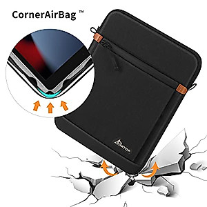 12.9 Inch Tablet Sleeve Compatible with iPad Pro 12.9-inch (3rd/4th/5th/6th Generation), Samsung Galaxy Tab (S9 FE/S9+), SurfacePro 8/9, YKK Zipper, Detachable Shoulder Strap, Hidden Handle.