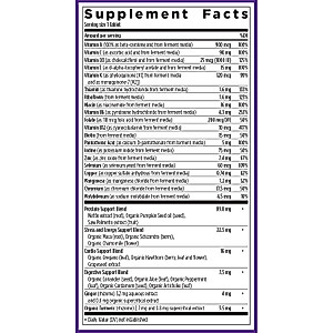 New Chapter Men's Multivitamin 40 plus for Energy, Heart, Prostate + Immune Support with Fermented Nutrients - Every Man's One Daily 40+, Made with Organic Vegetables & Herbs, Non-GMO - 72 ct