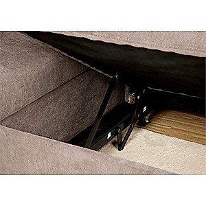 HOMES: Inside + Out Dentas Sectional with Pull Out Sleeper Chaise