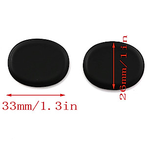 LQ Industrial Drum Dampener Gel 12PCS Black Round Drum Damper Gel Dampening Gum Pads Silicone Drum Silencers