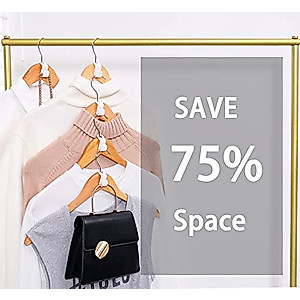 Clothes Hanger Connector Hooks Hangers Space Saving for Wardrobes White Pack of 20