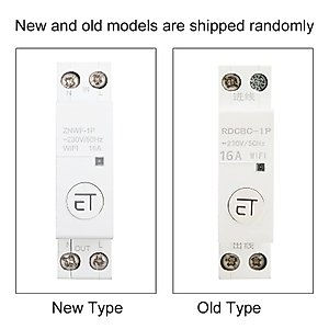 Smart Breaker 1P AC230V IP20 Intelligent Circuit Breaker Remote Control Miniature Circuit Breakers Switch Overload for Distribution Box (1P 16A)