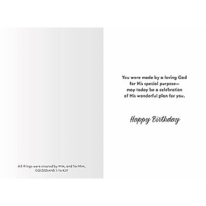 DaySpring - For Someone Special - Birthday – King James Version – 4 Design Assortment with Scripture – 12 Boxed Birthday Cards & Envelopes (J9175)