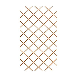 American Pro Décor 28-Bottle Trimmable Wine Rack Lattice Panel Inserts in Unfinished Solid North American Cherry