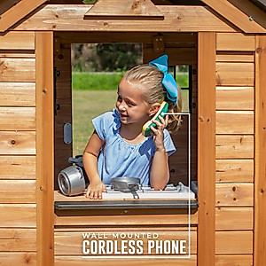 Backyard Discovery Sweetwater All Cedar Wooden Playhouse, Light Brown