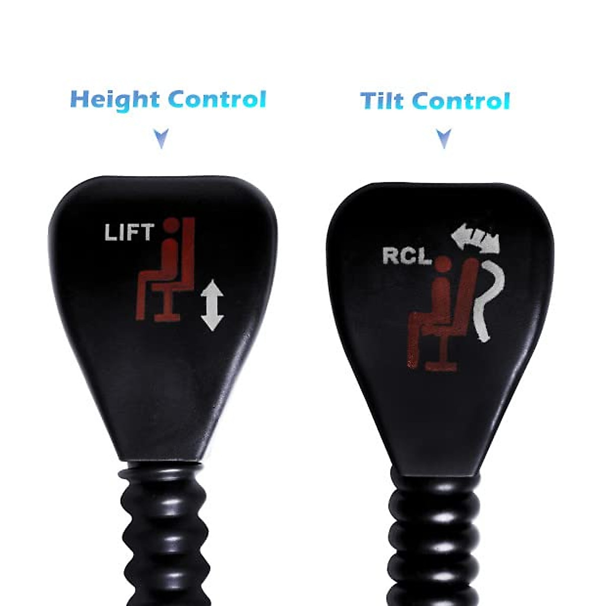 Skuehod Heavy Duty with Adjustment Backrest Tilt Replacement Office Chair Swivel Tilt Control Seat Mechanism Gas Type (155° Tilt Control Back Cushion)