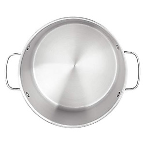 Amazon Basics Stainless Steel Stock Pot with Lid, 8-Quart, Silver