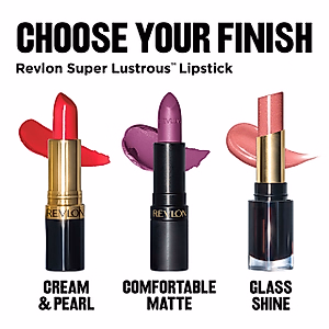 Revlon Super Lustrous The Luscious Mattes Lipstick, High Impact with Moisturizing Velvety Formula, Moonlight, 0.74 oz