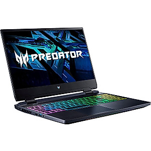 acer Predator Helios 300 Gaming Laptop, 2023, 15.6" 1920 x 1080 165 Hz, Intel Core i7-12700H 14-Core, NVIDIA GeForce RTX 3060 6GB, 24GB DDR5, 1TB SSD, Windows 11 Home, RGB Backlit Keyboard, Black