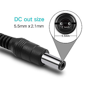 KORJO 12V 3.5A Power Supply Adapter, AC 100-220V to DC 12V Transformer with 5.5 x 2.1mm DC Female Connector for LED Strip Light, Tape Light, Rope Light