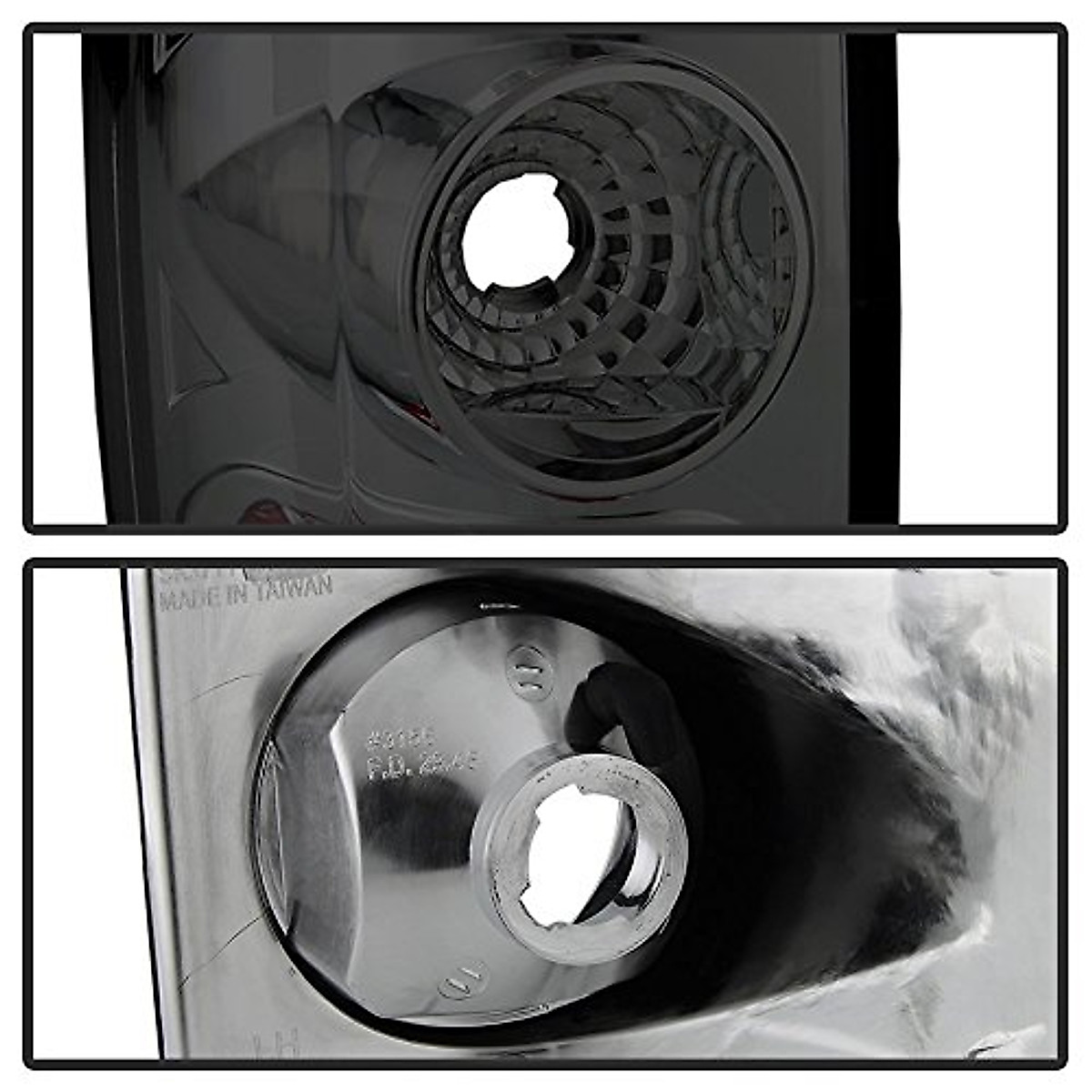 ACANII - For 2004 2005 2006 2007 2008 Ford F150 Styleside Smoke Rear Tail LightsBrake Lamps Driver & Passenger Side