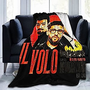 Il Singer Volo Band Sings Morricone Throw Blanket Soft Cozy Flannel Blankets Decor for Bed Couch Living Room Travel Outdoor 50"X40"