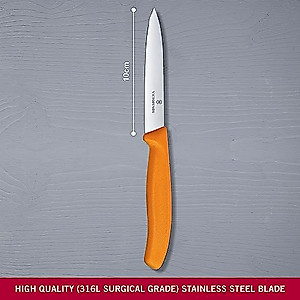 Victorinox Swiss Classic Paring Knife, 3.9 inches, Orange