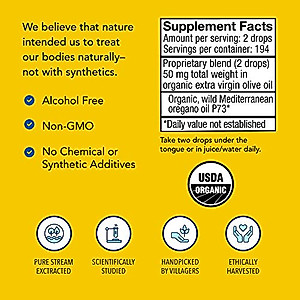 NORTH AMERICAN HERB & SPICE Oreganol P73 (2 Pack) - 1 fl. oz. - Immune Support, Optimal Health - Unprocessed, Certified Organic, Wild Oregano Oil - Mediterranean Source - Non-GMO - 864 Total Servings