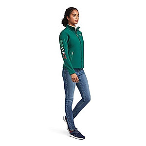 ARIAT Women's Team Softshell Mexico Jacket, Verde