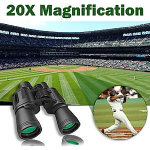 20x50 Binoculars for Adults, Binoculars HD High Powered Professional Binoculars for Bird Watching Travel Stargazing Concerts Outdoor Sports-BAK4 Prism FMC Lens,Waterproof, Fogproof with Phone Adapter